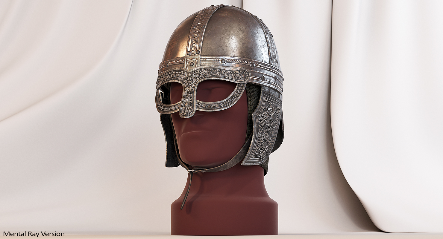 viking helmet 3d model