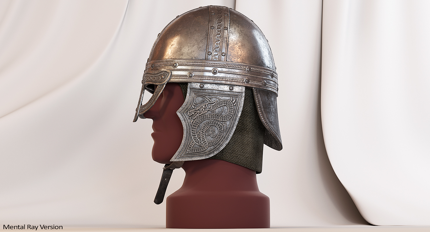 viking helmet 3d model