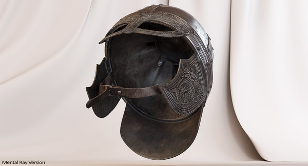 viking helmet 3d model