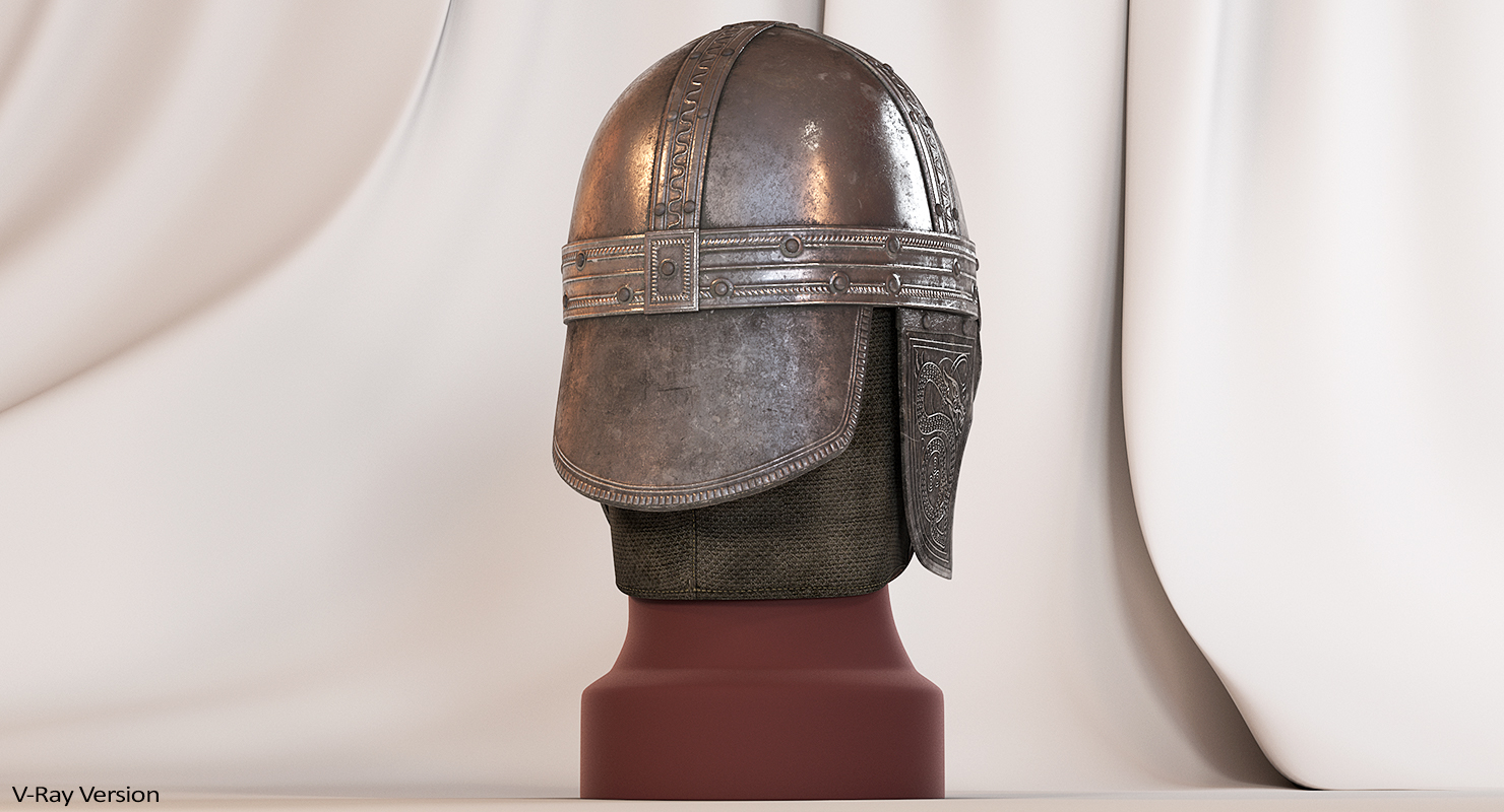 viking helmet 3d model