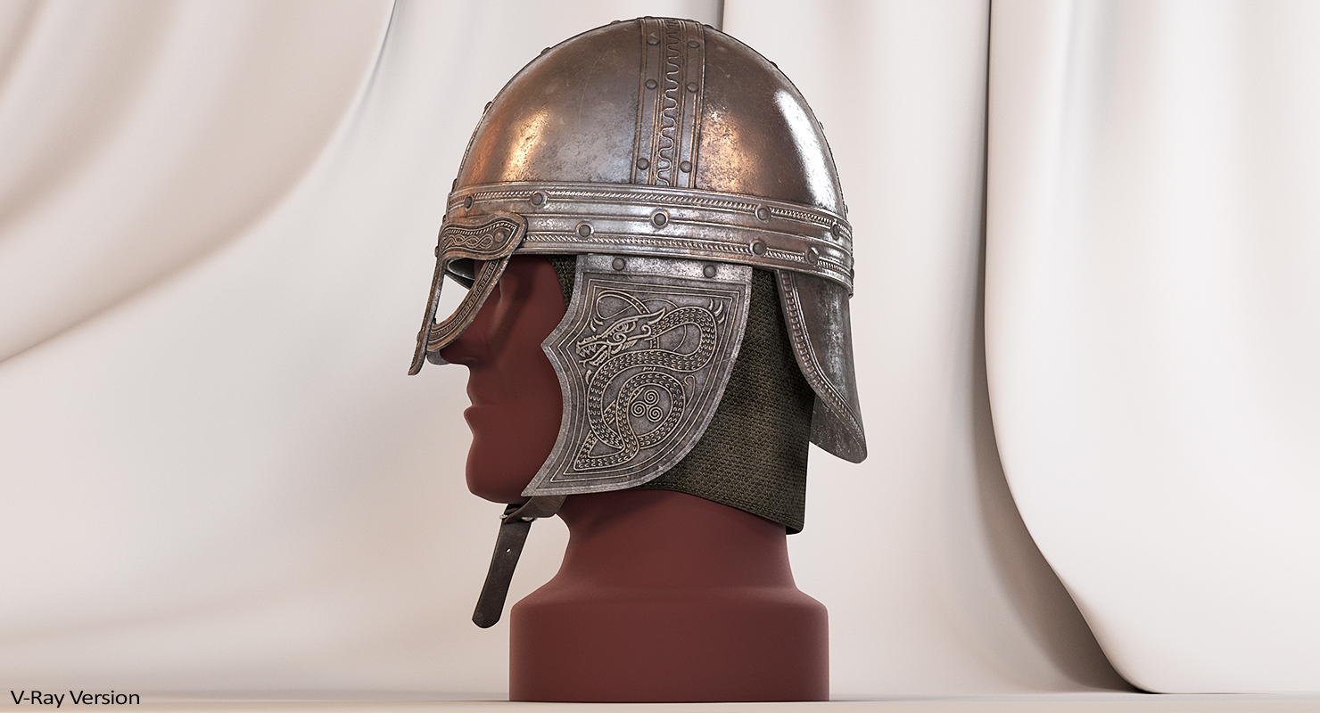 viking helmet 3d model