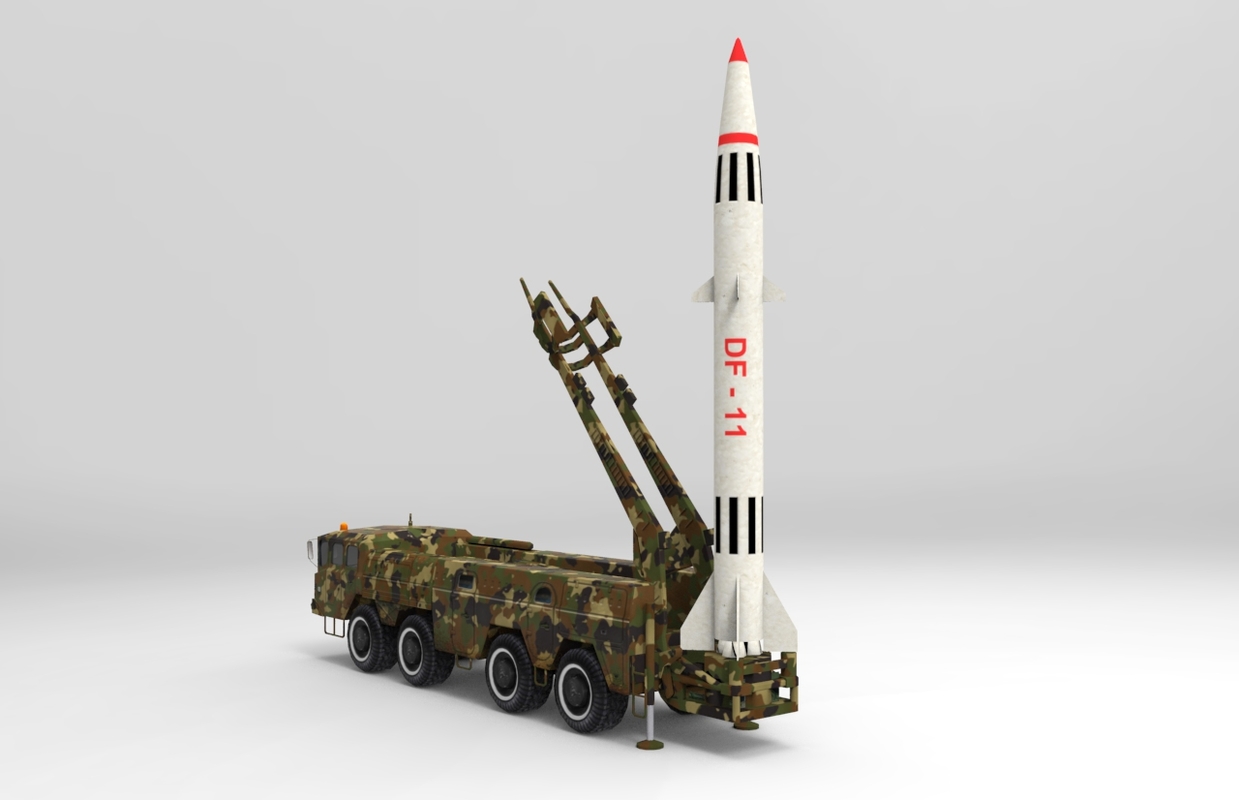 modelo 3d Lanzamisiles DF-11 - TurboSquid 672580