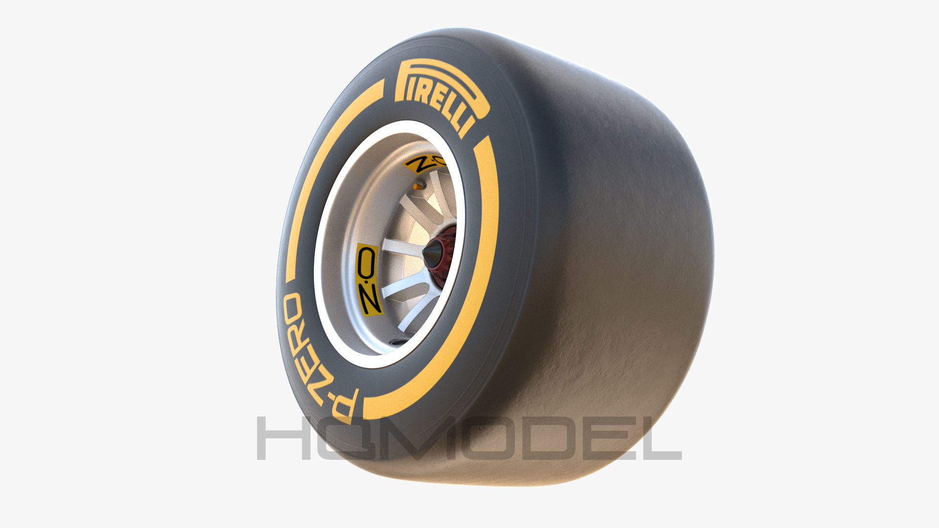 3d model f1 tire