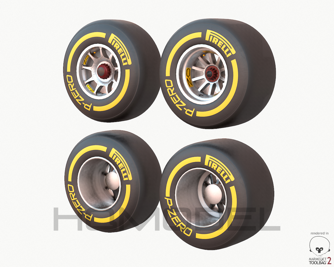 3d model f1 tire
