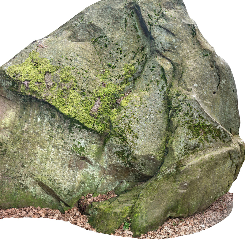 3d model giant rock pyramid 8k