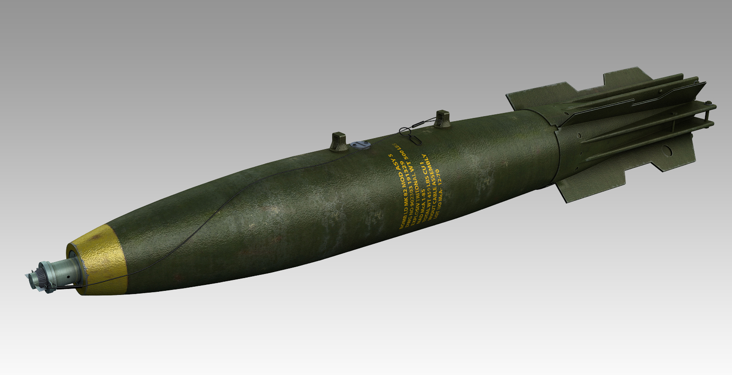 3d model bomb