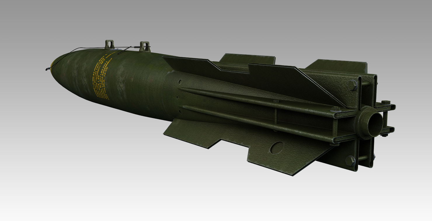 modelo 3d mk 82 snakeye - TurboSquid 1005865