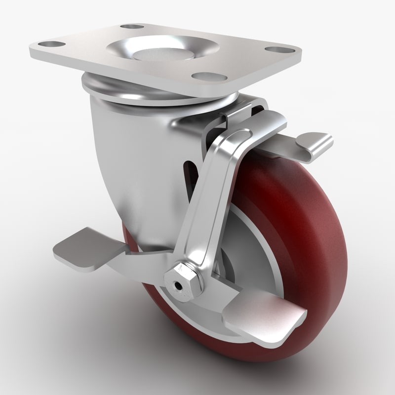 caster wheel 3d model
