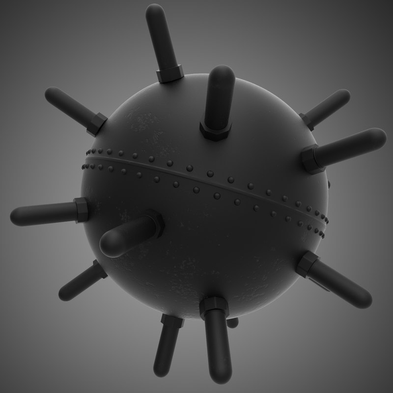 modelo 3d Mina naval - TurboSquid 1005928
