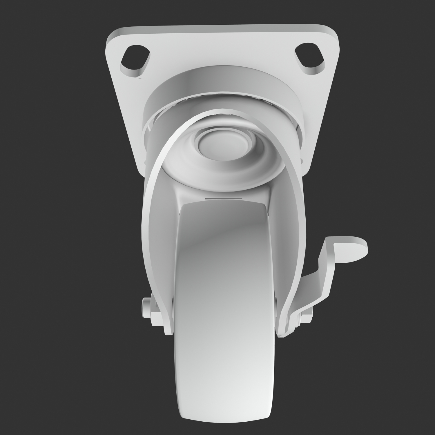 caster wheel 3d max