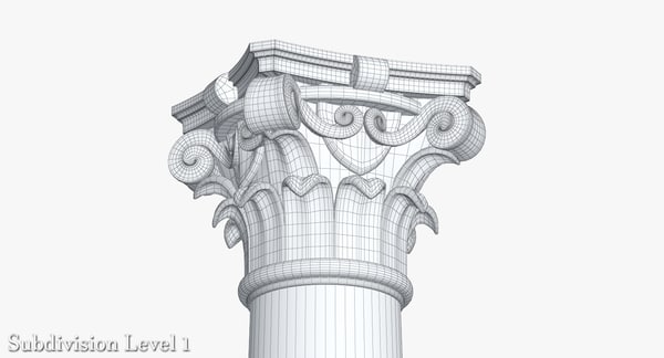 column 3 3d model