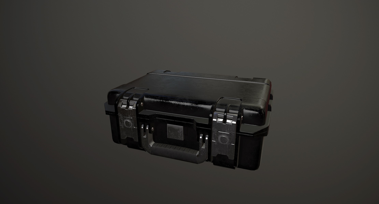 gun case 3d obj