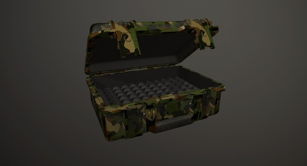 gun case 3d obj