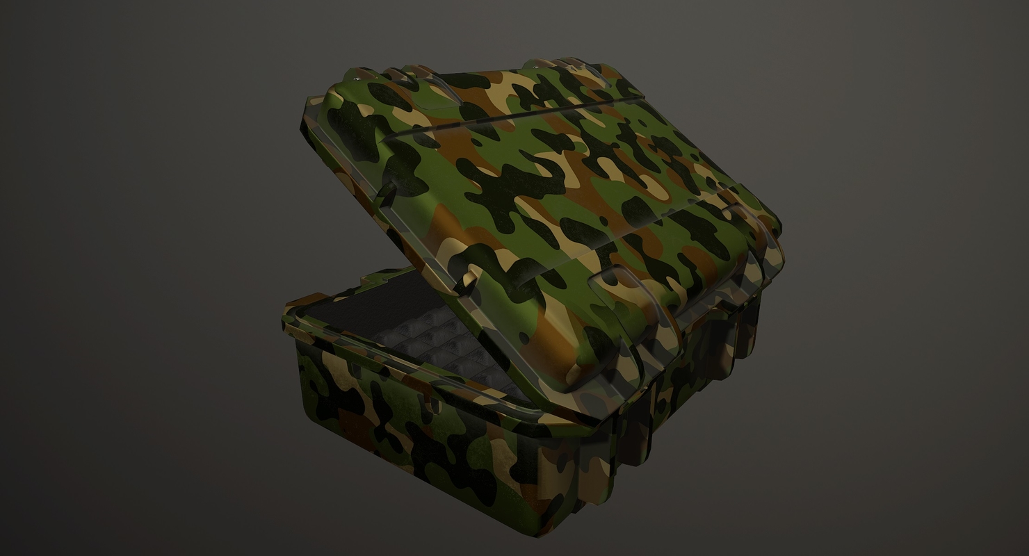 gun case 3d obj
