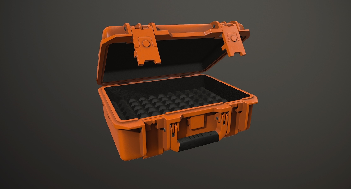 gun case 3d obj
