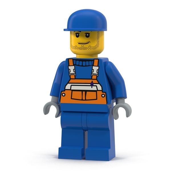 lego man worker max