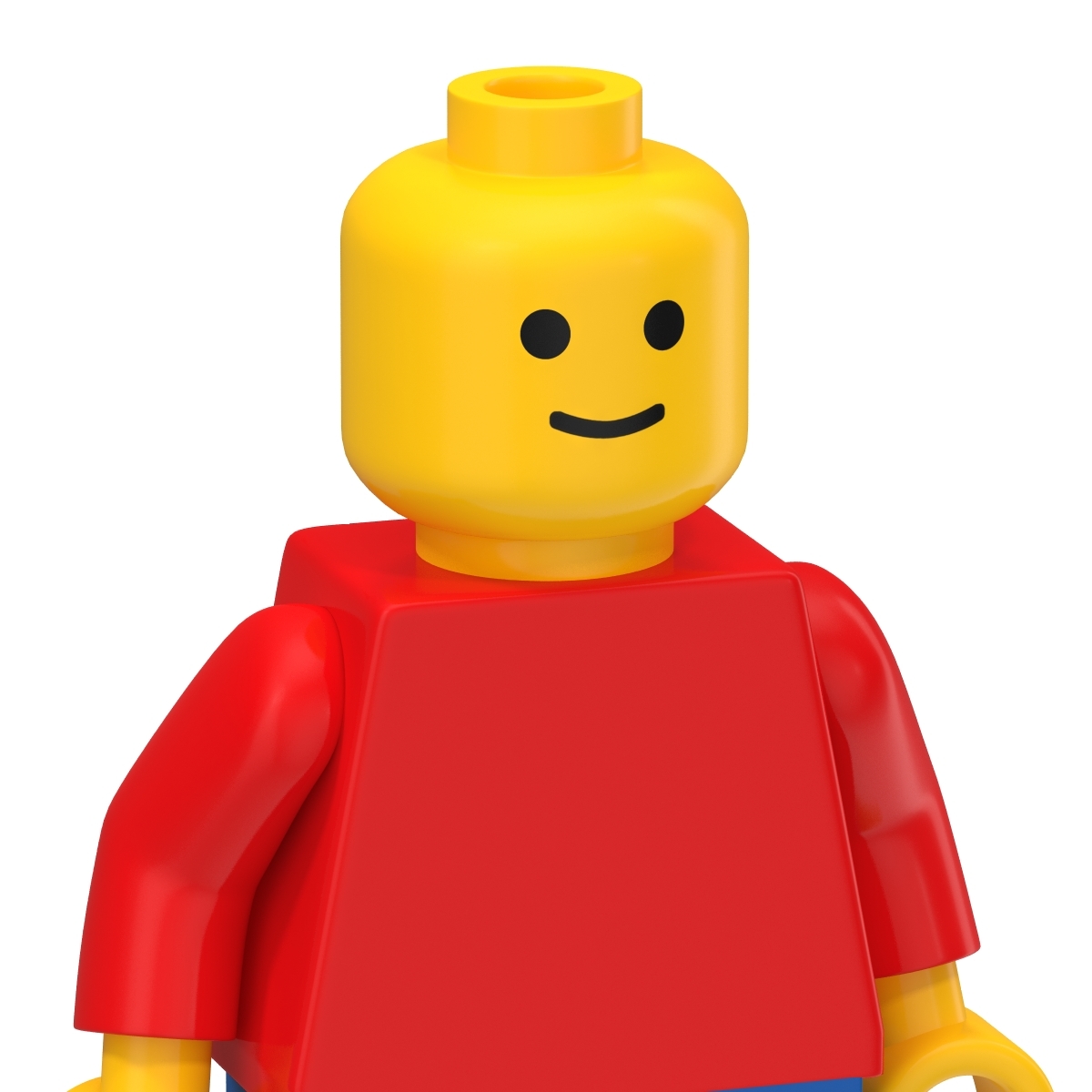 classic lego man 3d model