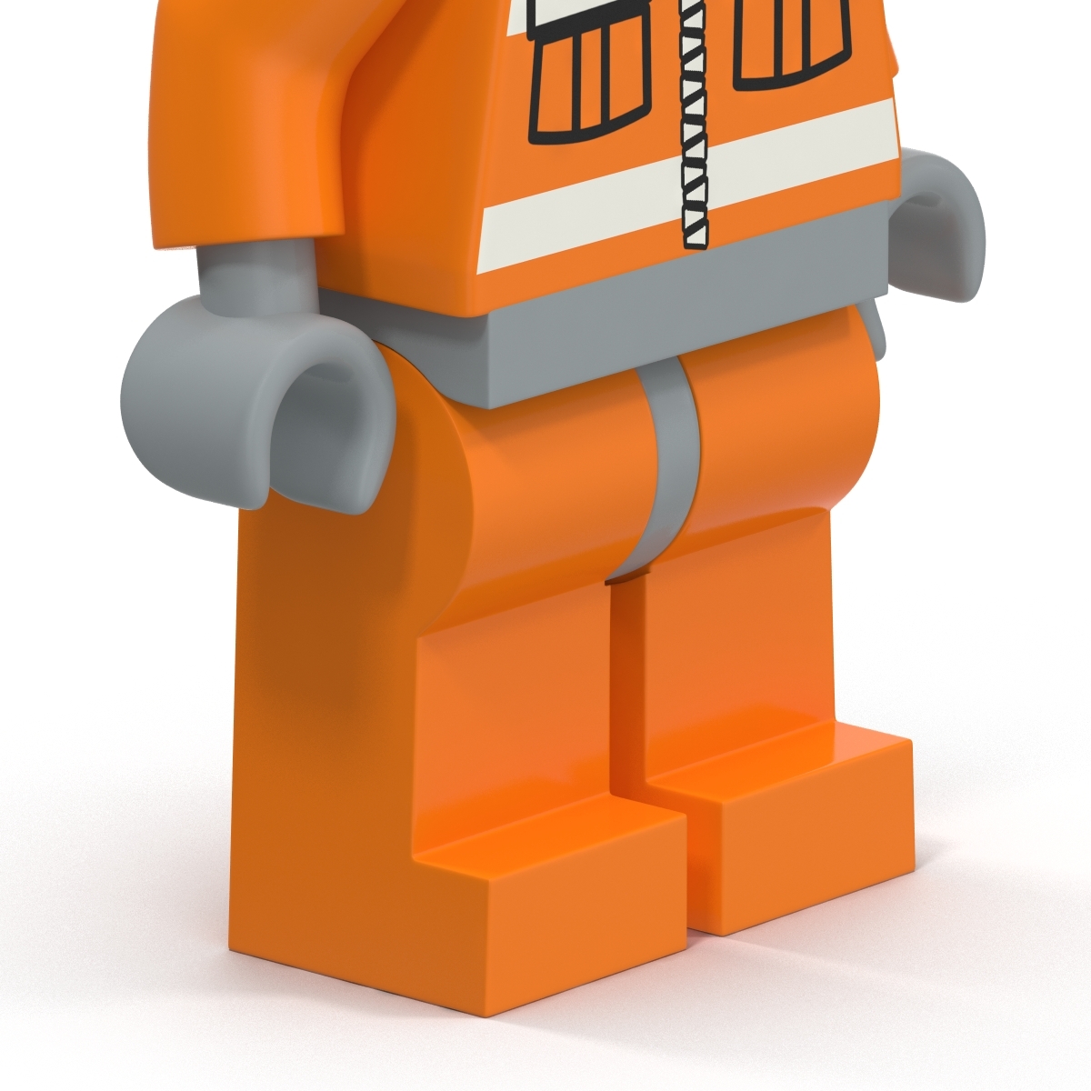 lego man builder 3d model
