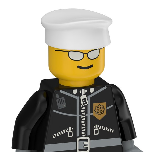 fbx lego man policeman