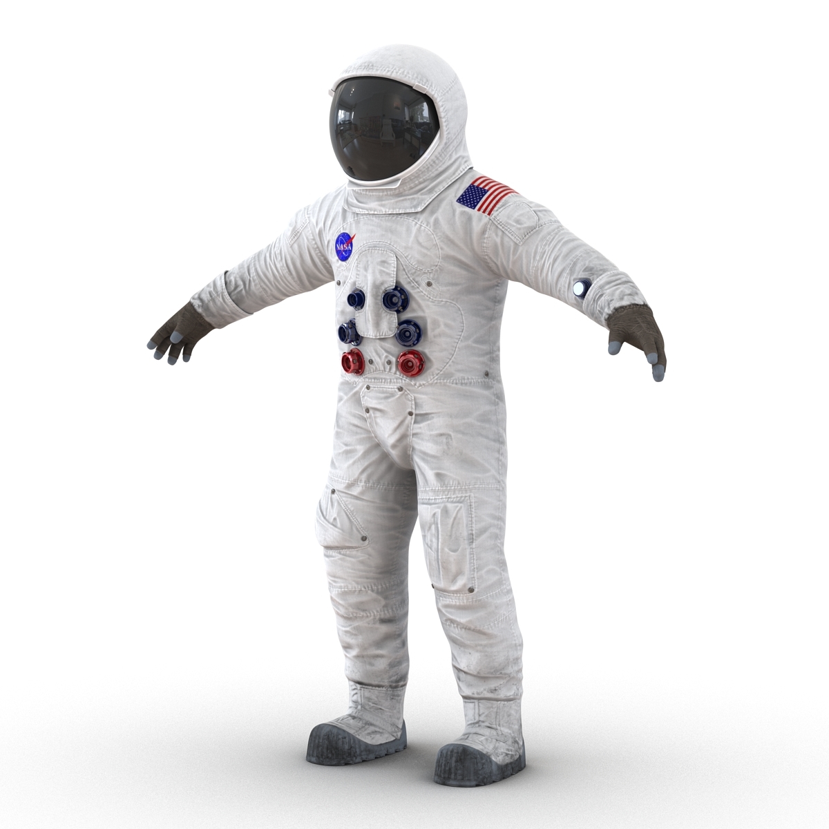 a7l apollo skylab spacesuit 3d max