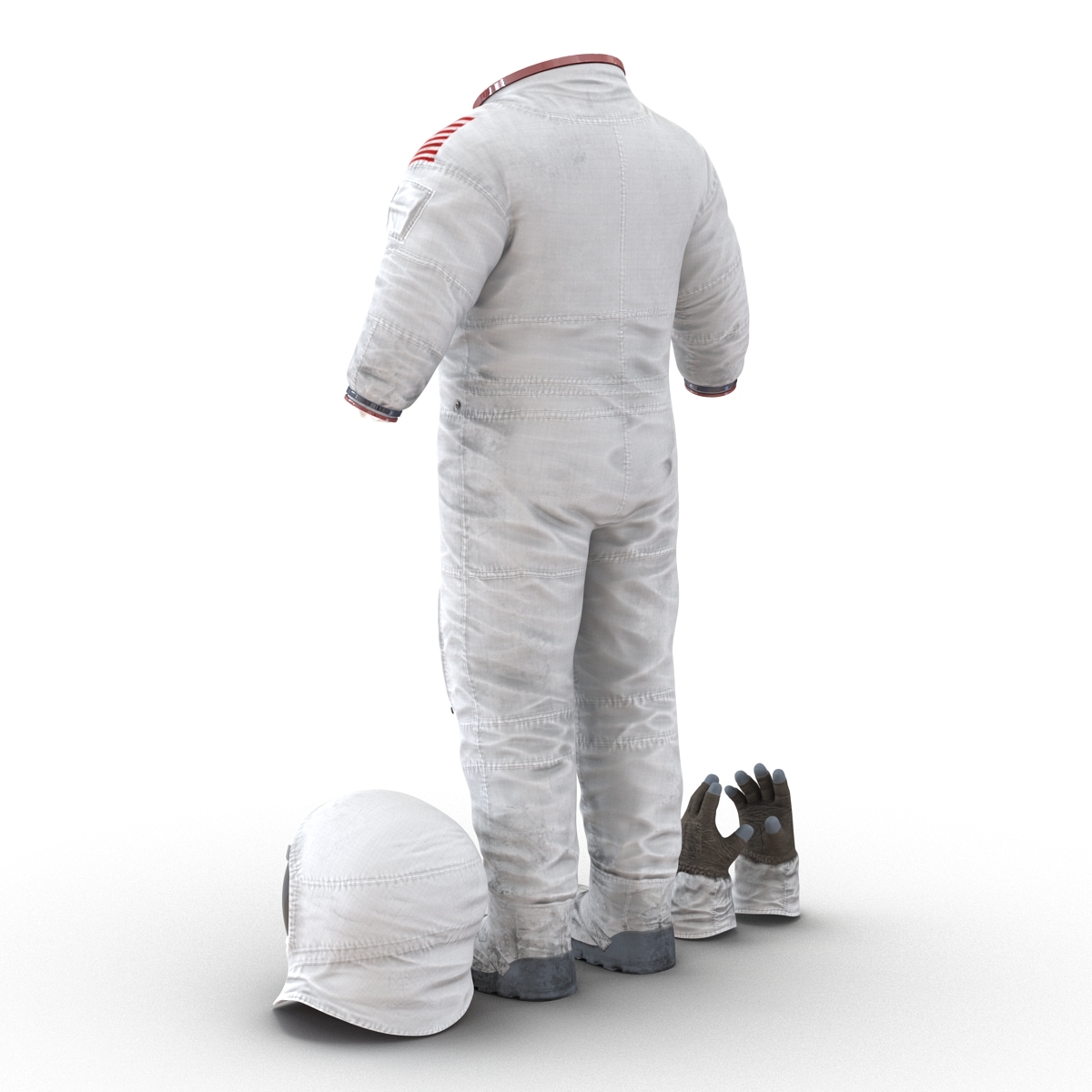 3d model a7l apollo skylab spacesuit