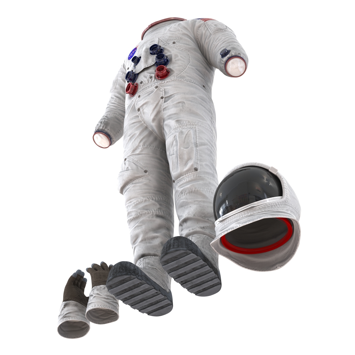 3d model a7l apollo skylab spacesuit