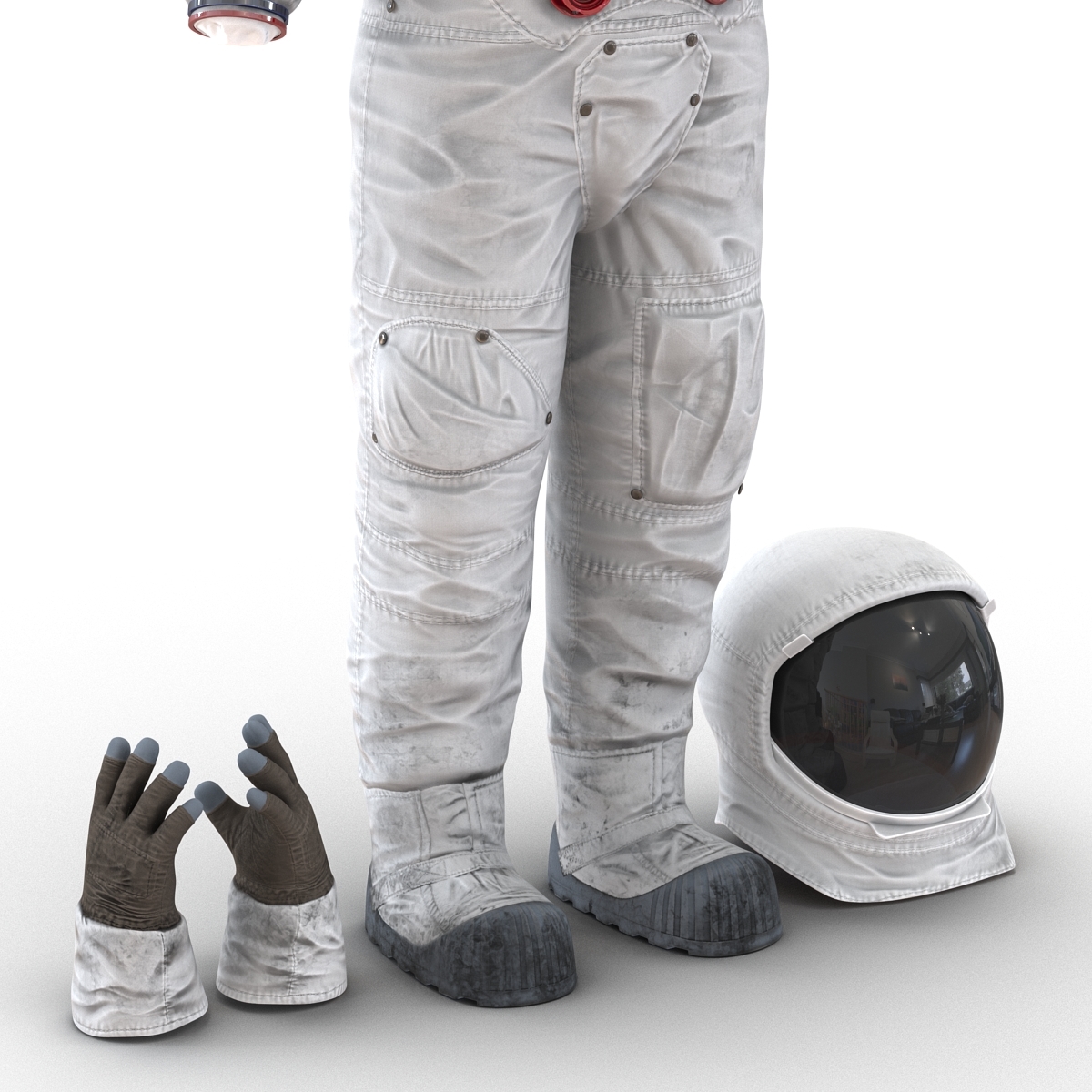 3d model a7l apollo skylab spacesuit