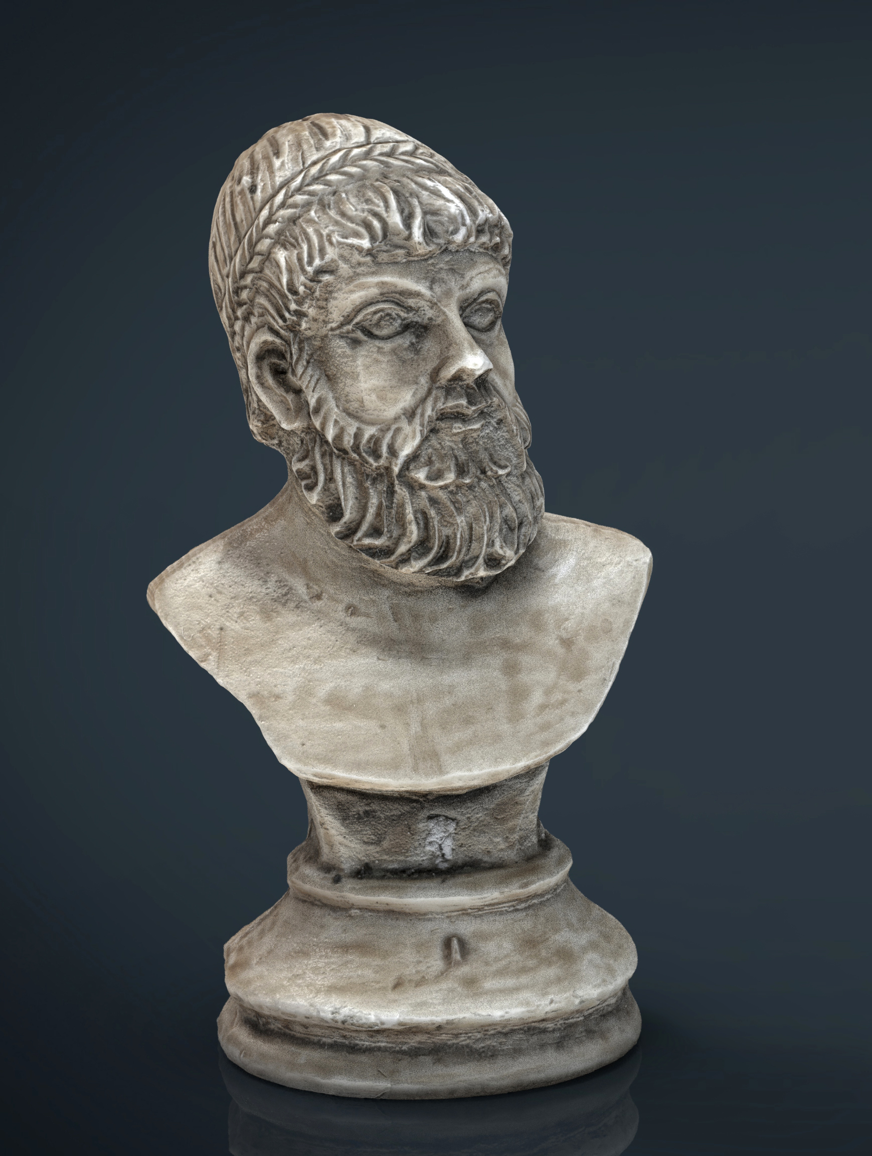 greek bust 3d model