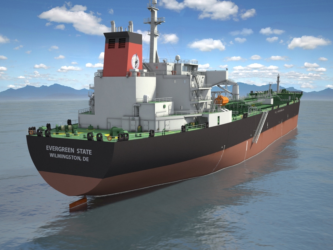 3d ship tanker l model