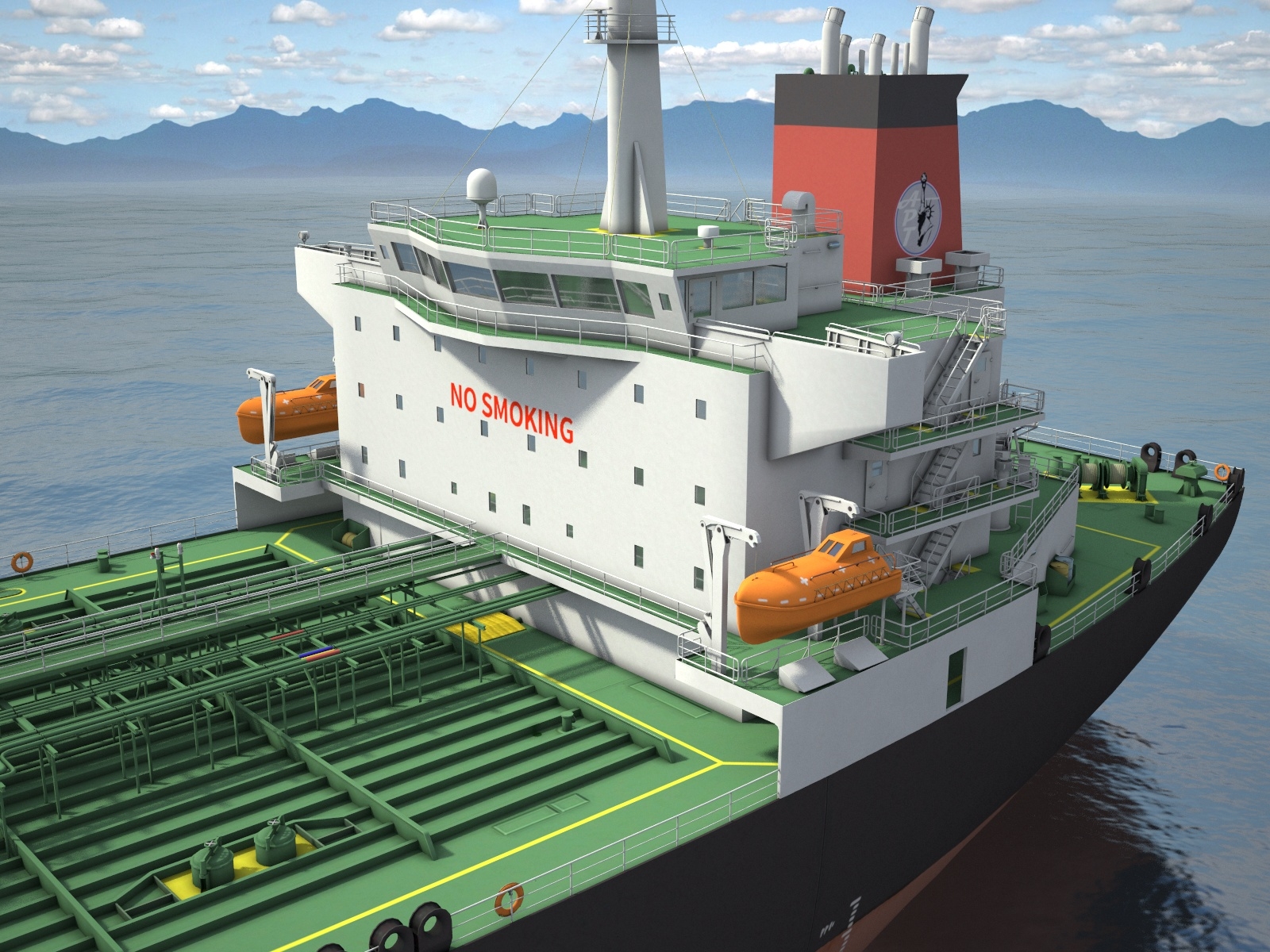3d ship tanker l model