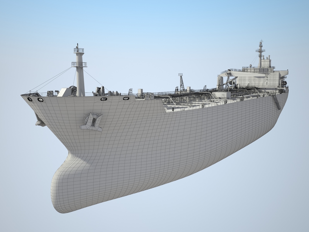 3d ship tanker l model