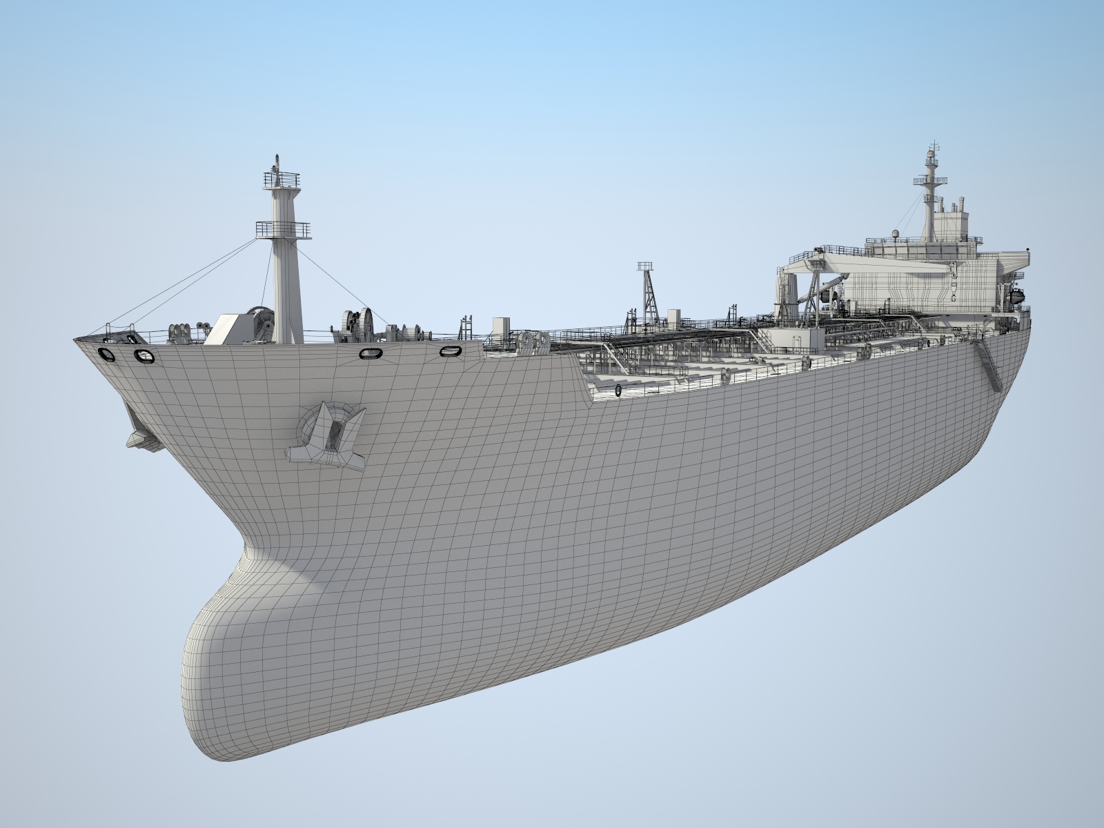 3d ship tanker l model