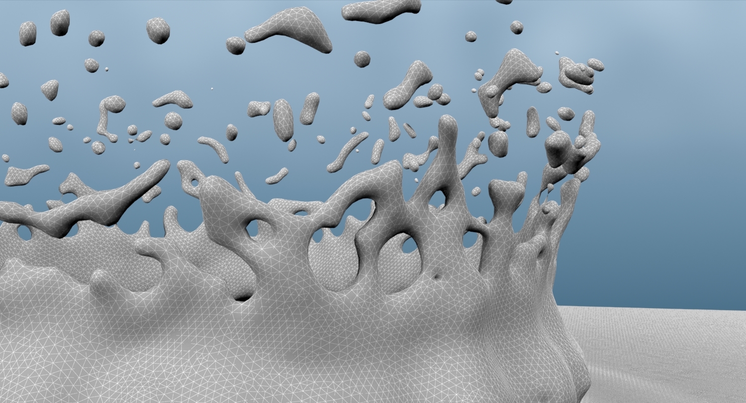 3d model droplet shader