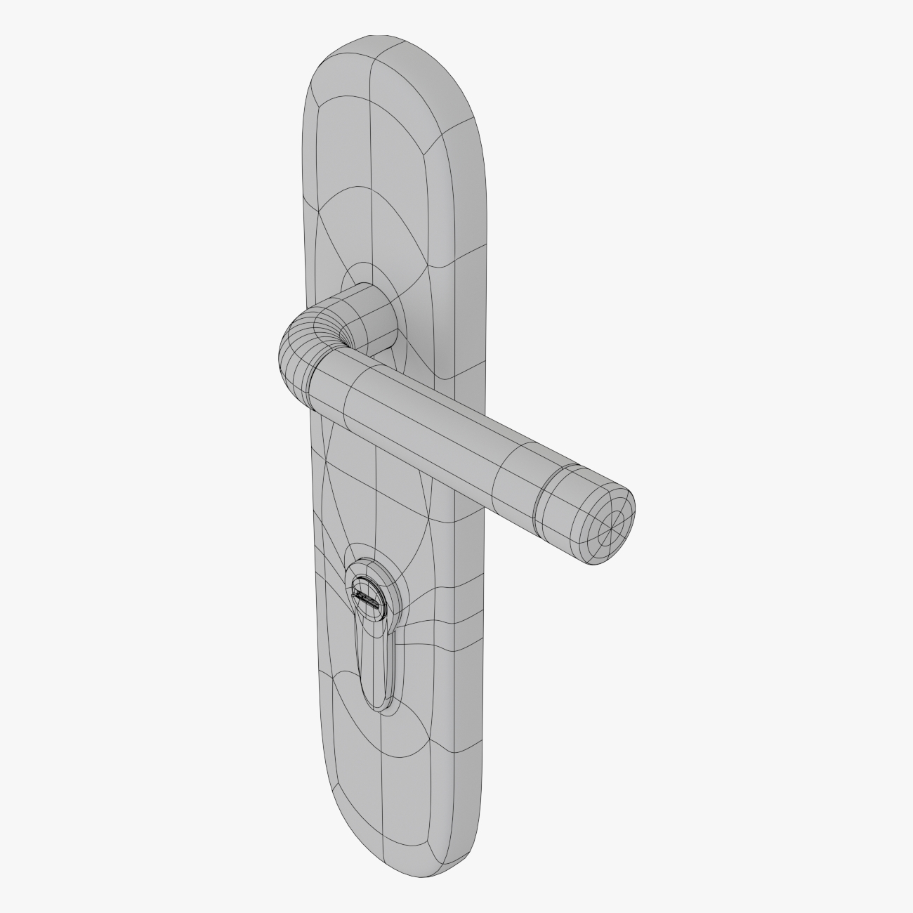 3d model door lock
