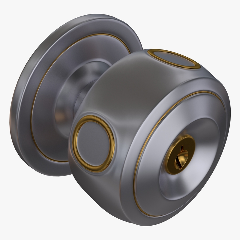 3d model door lock
