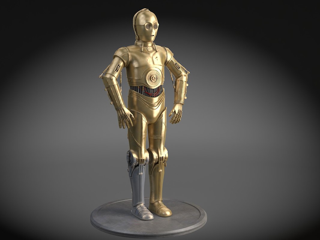3d star wars droid model