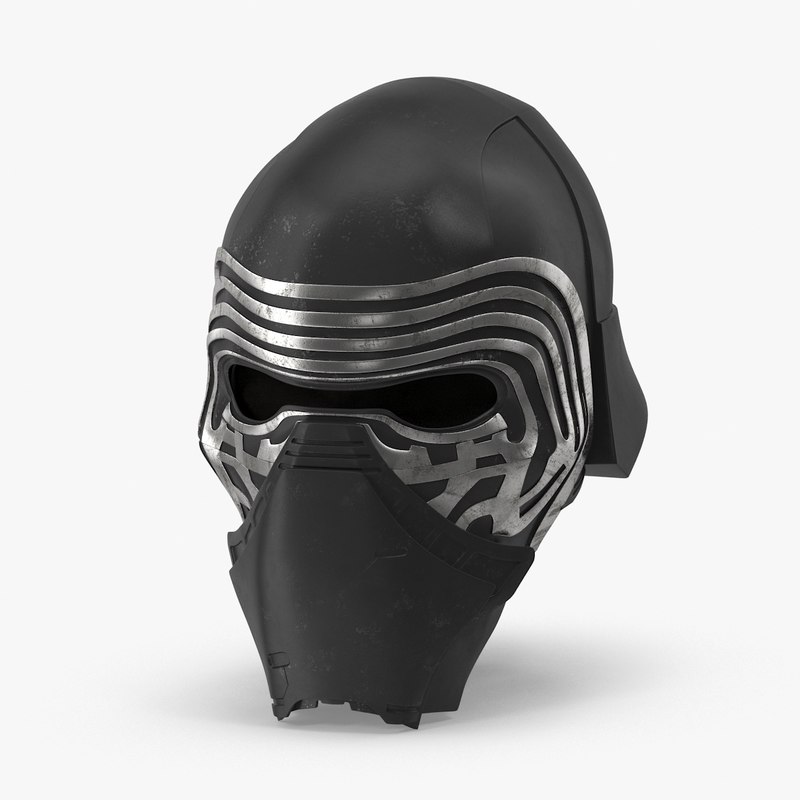 3d kylo ren helmet model