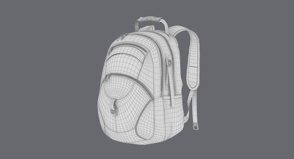 backpack pack 3d max