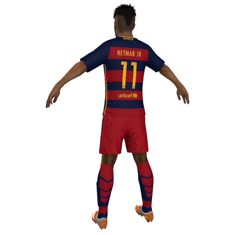 neymar jr 3d max
