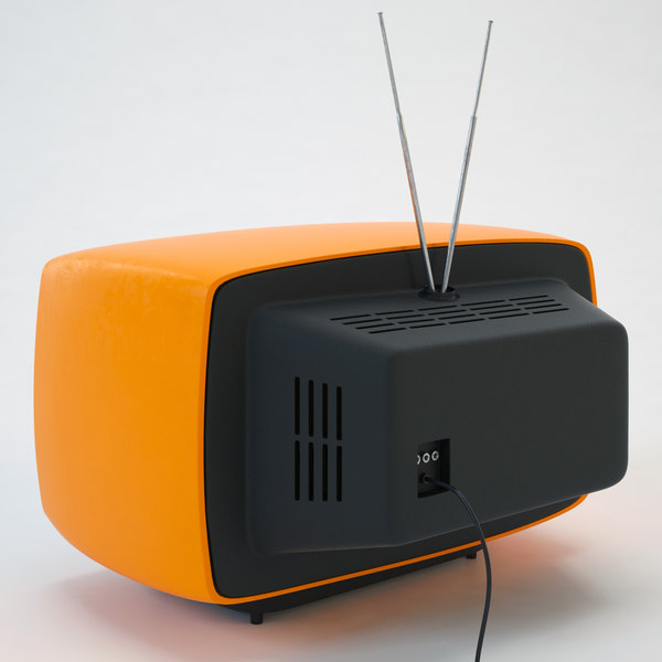 retro tv 3d model