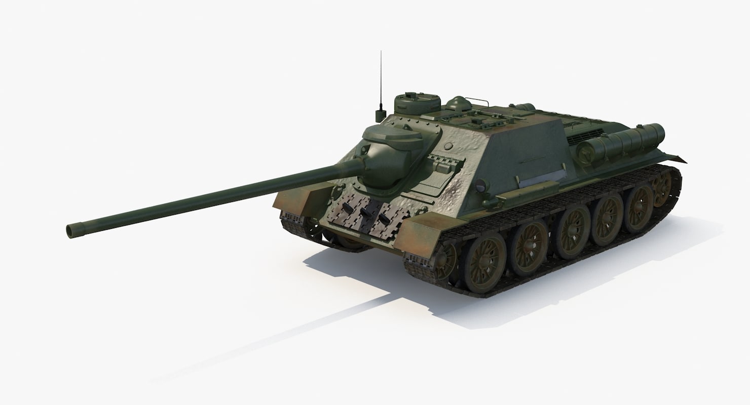 max su-100 soviet tank destroyer