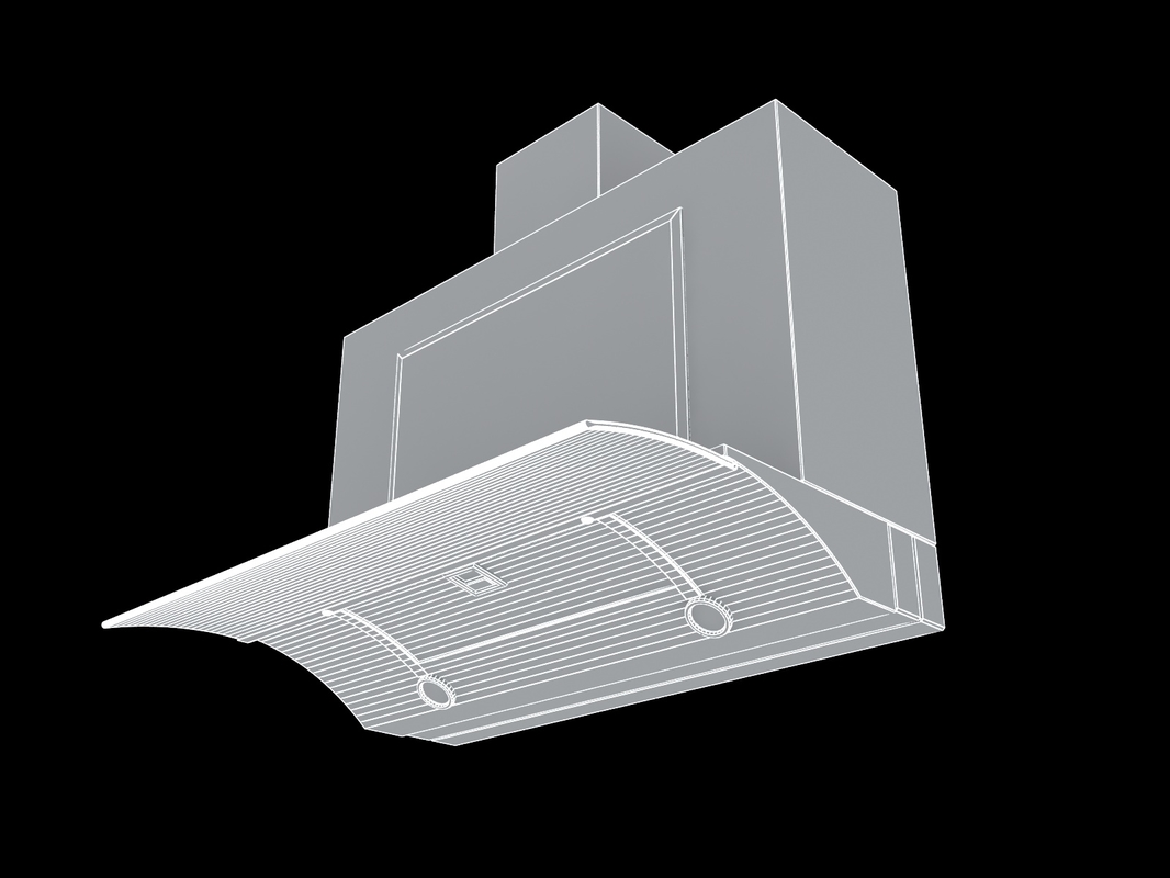 주방 후드 Elica Glide Soft IX-A-60 3D 모델 - TurboSquid 1006789