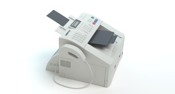 3d fax machine model