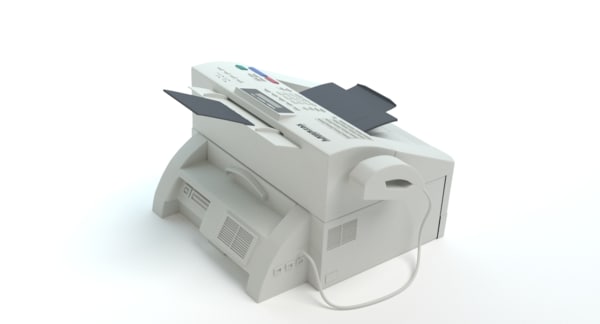 3d fax machine model