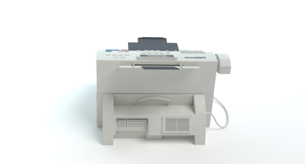3d fax machine model