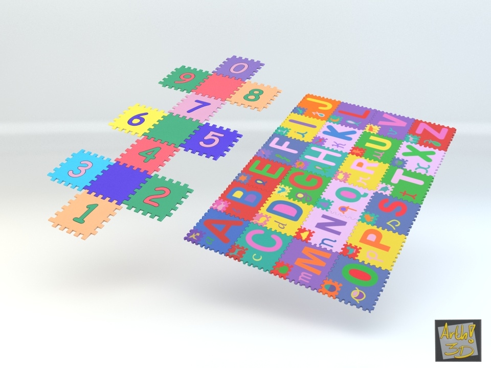 carpet toy 3d max