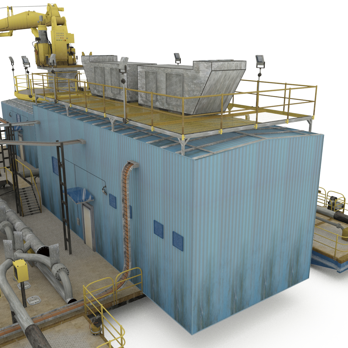 max industrial pond barge