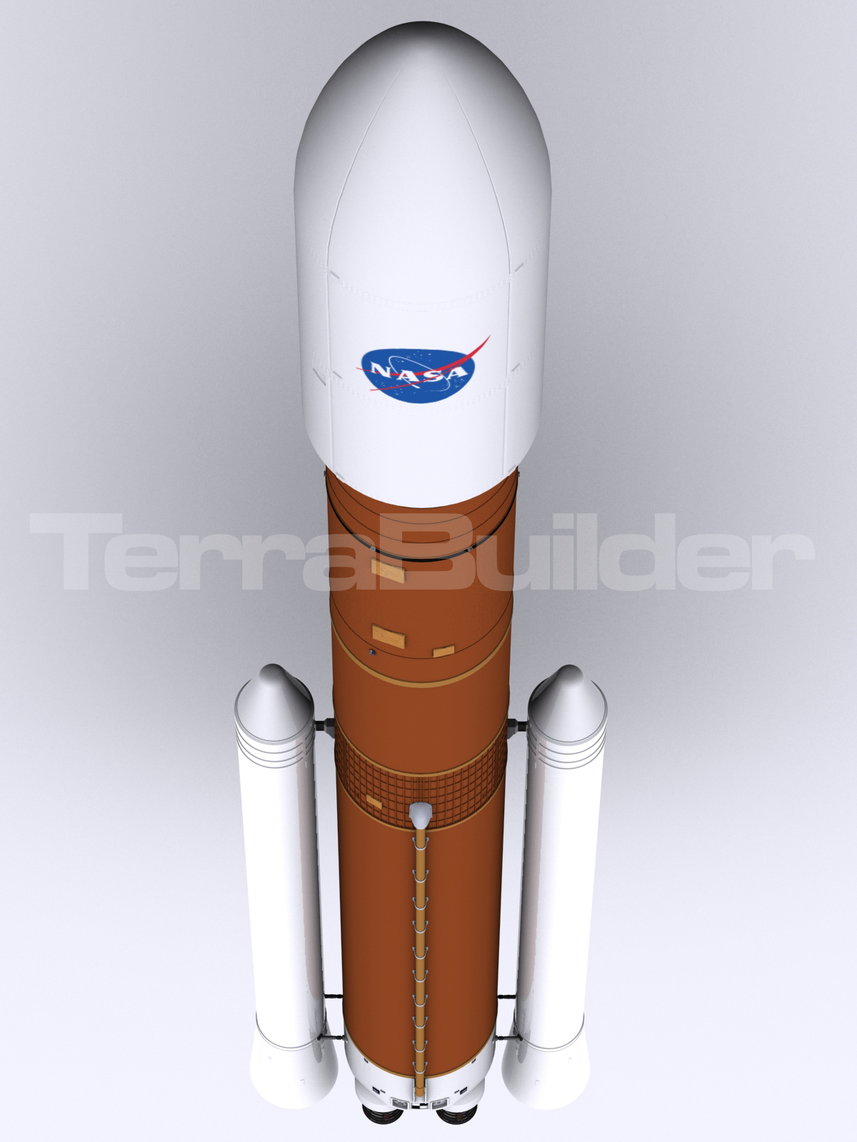 space launch sls heavy 3d model