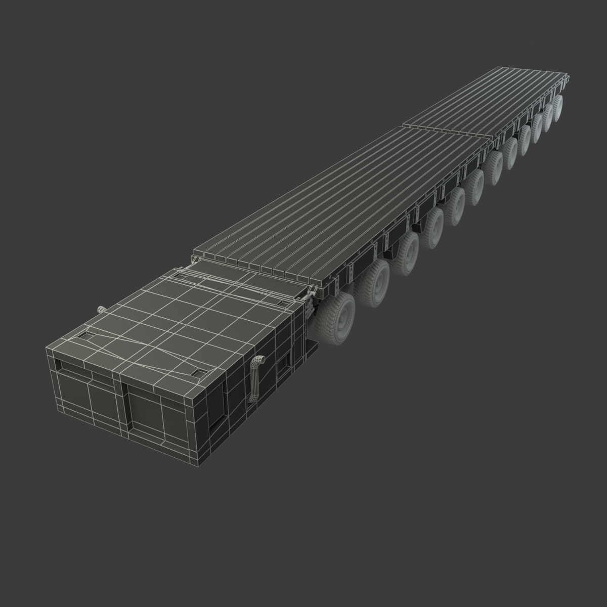 自走式模块化运输车（SPMT）3D模型 - TurboSquid 1003822