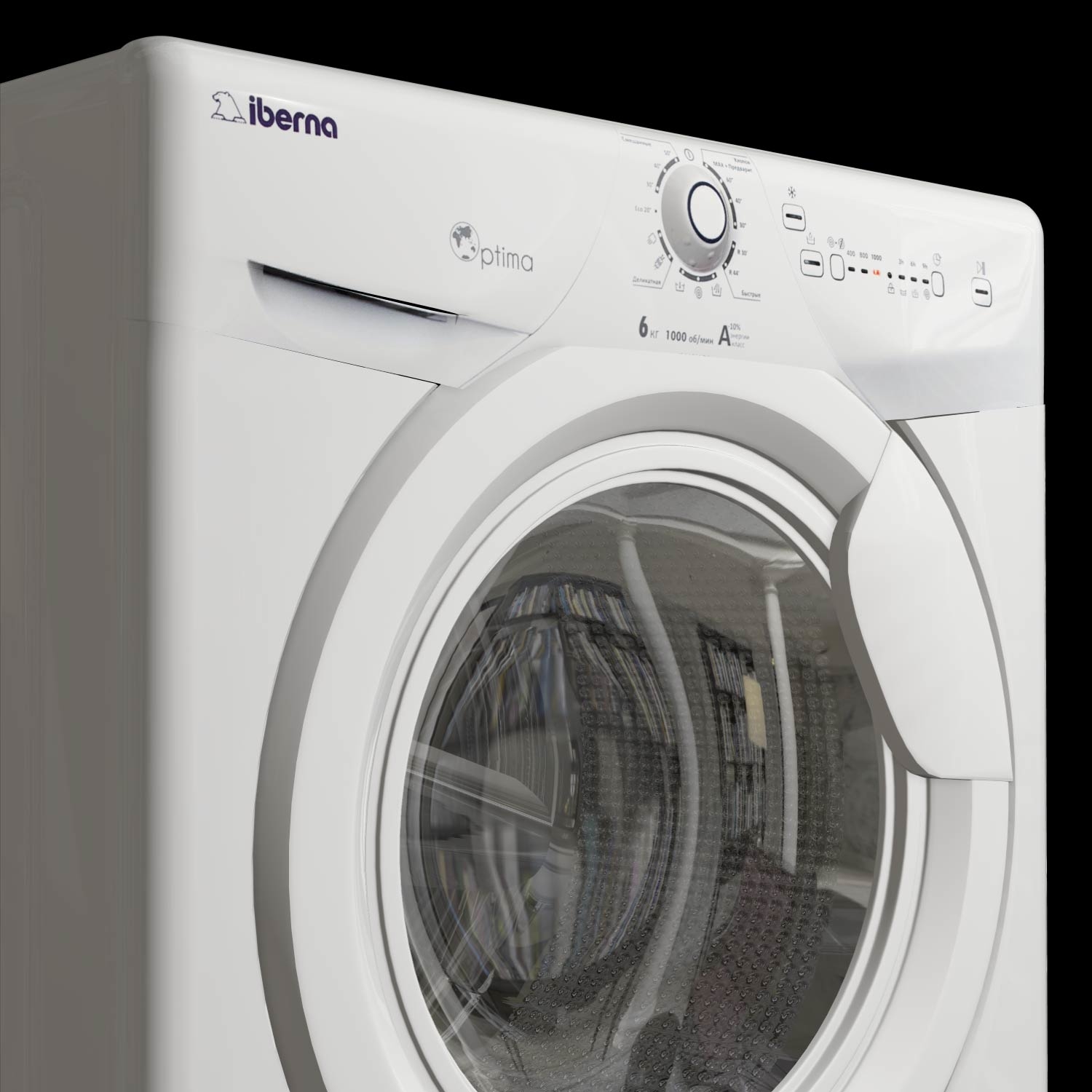 washingmachine iberna ib4-106d2-07 3d max